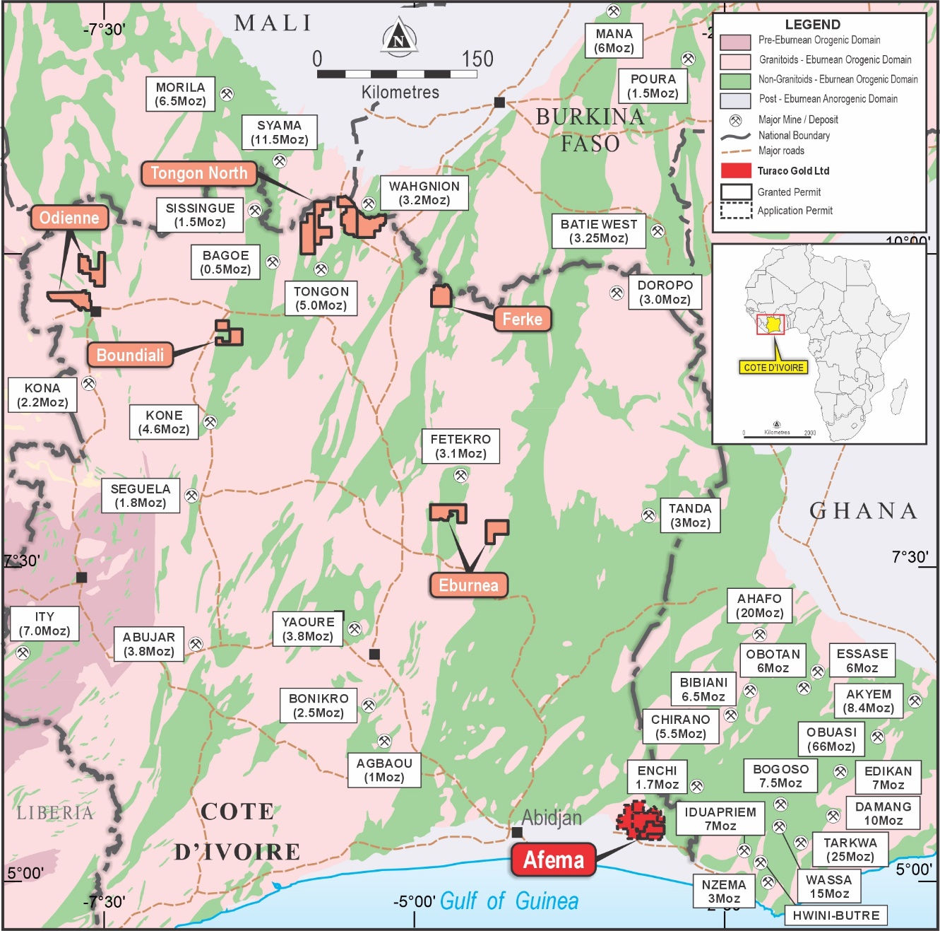 Projects Overview – Turaco Gold Limited